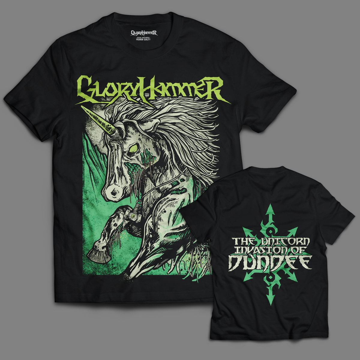'Unicorn Invasion of Dundee' T-Shirt – Alestorm Official Merchandise