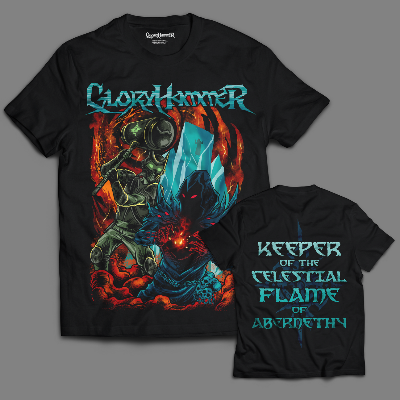 'Keeper of the Celestial Flame' T-Shirt – Alestorm Official Merchandise