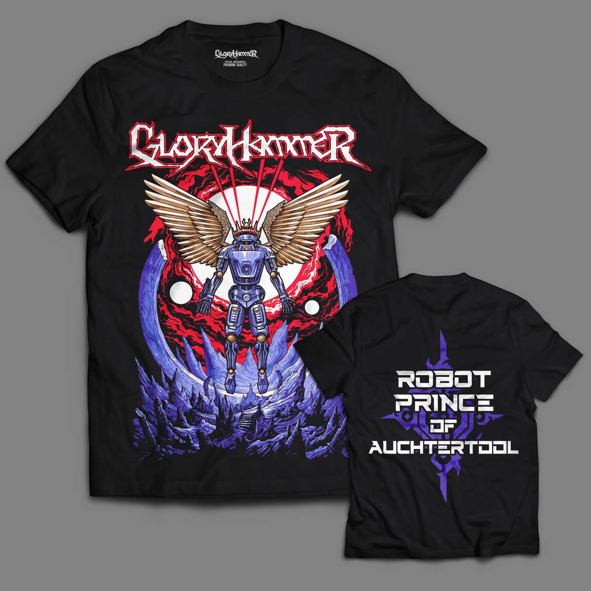 'Robot Prince of Auchtertool' T-Shirt – Alestorm Official Merchandise